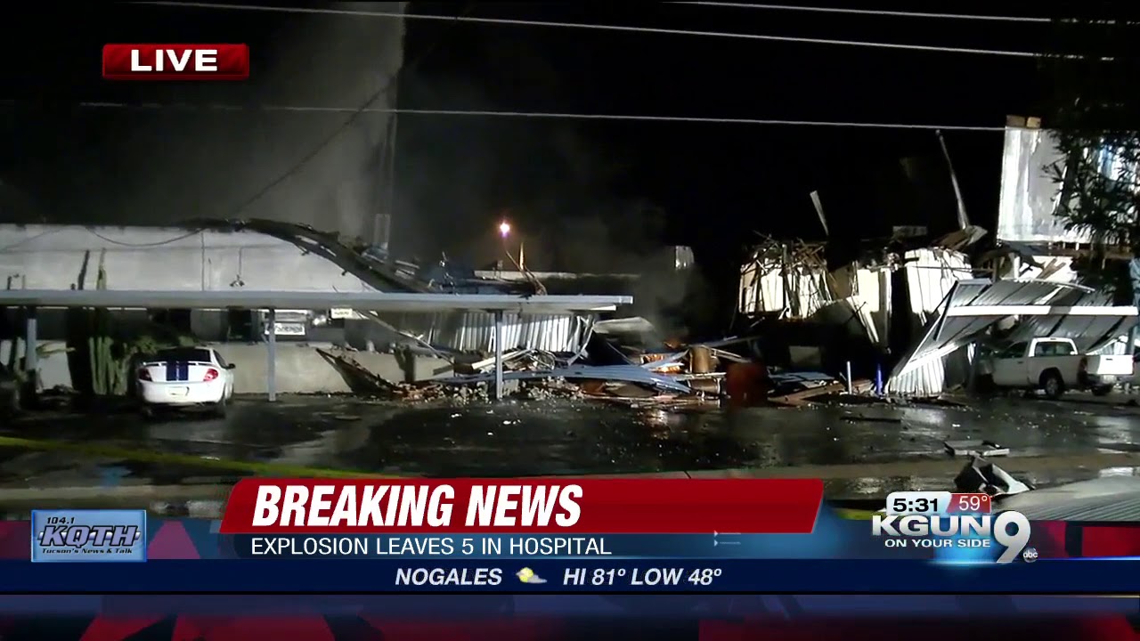 5 hospitalized in southside explosion, fire - YouTube