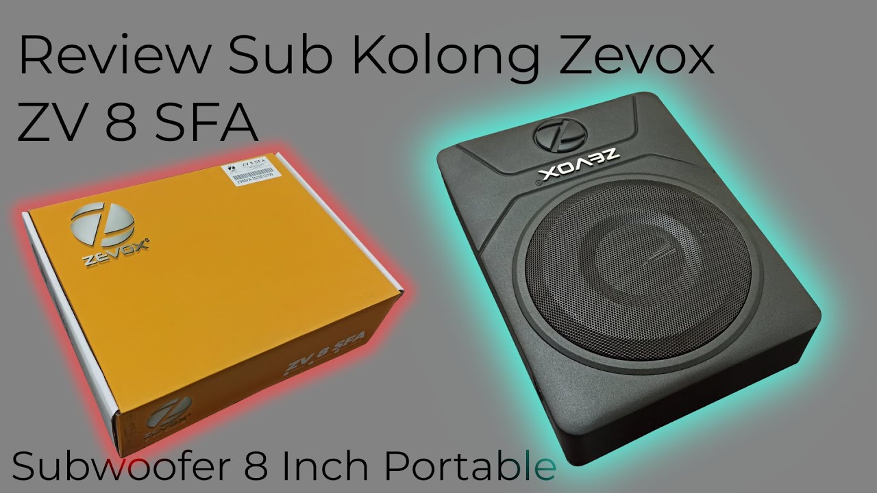 Review Subwoofer Kolong Zevox ZV 8 SFA, Subwoofer kolong terbaru dari zevox - YouTube