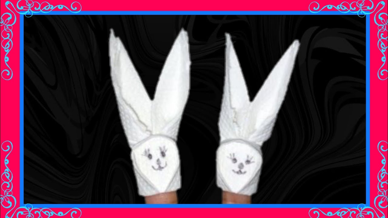 tissue paper bunny |tissue paper crafts |napkin paper crafts # ...