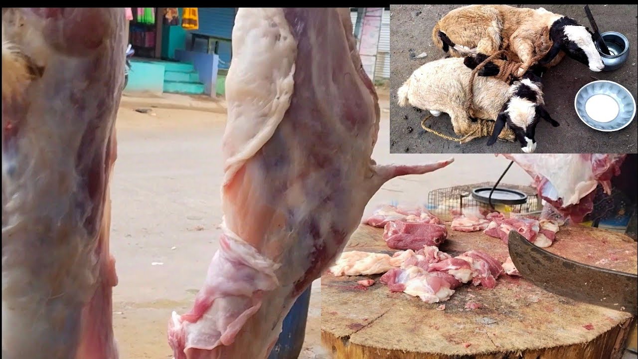 Best mutton cutting skills!! lamb original mutton!! Indian!! mutton ...