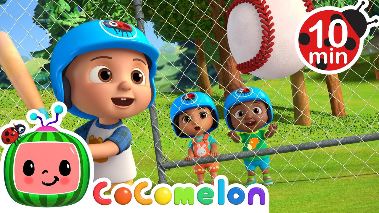 ⚾🎵 Let’s Play Ball! | Learn Colors While Playing Baseball | Cocomelon ...
