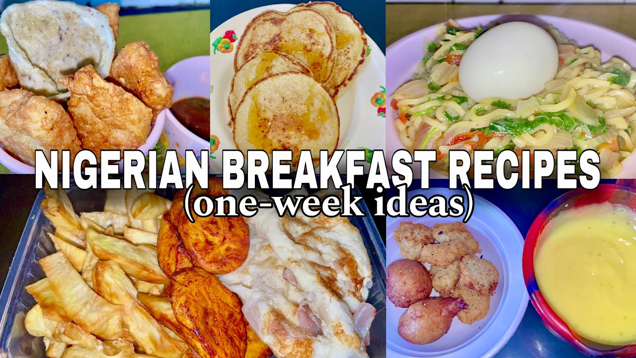 I ate breakfast like a Nigerian household for a week|Nigerian breakfast ...