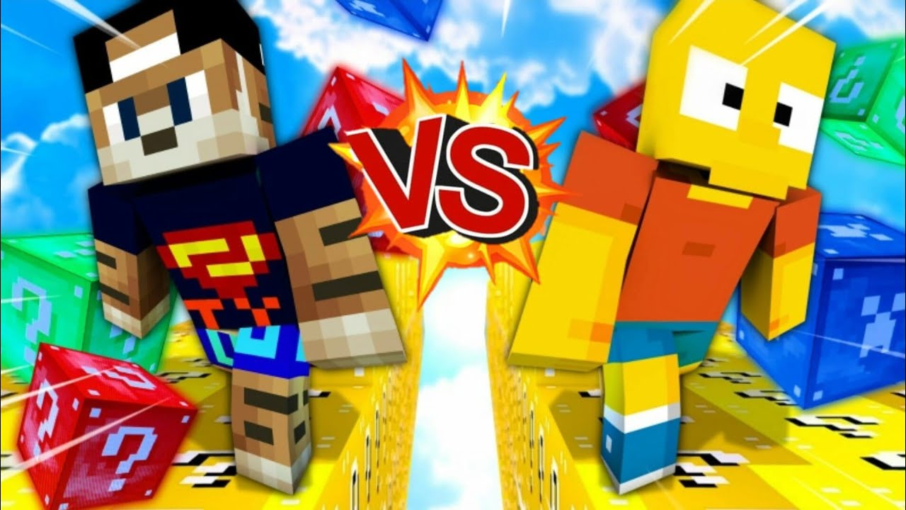 DesafÍo De Los Lucky Blocks MÁgicos En Minecraft 😱 Youtube