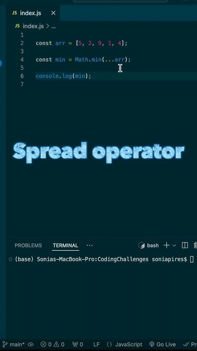 How To Find The Smallest Value In An Array With Mathminarr Javascript Tutorial