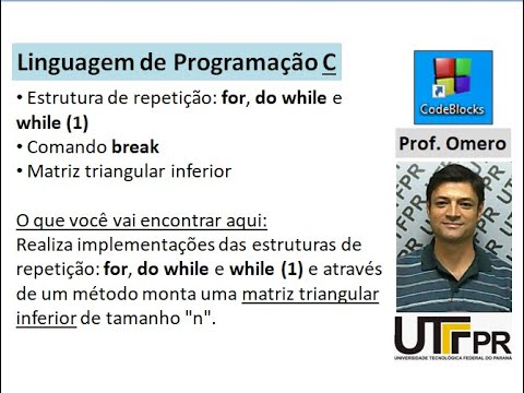 [Linguagem C] Estrutura de repetição (while infinito) - Matriz ...