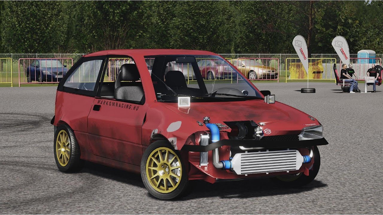 Assetto corsa Ámon Olivér Piros Swift Turbo Teszt #assettocorsa # ...