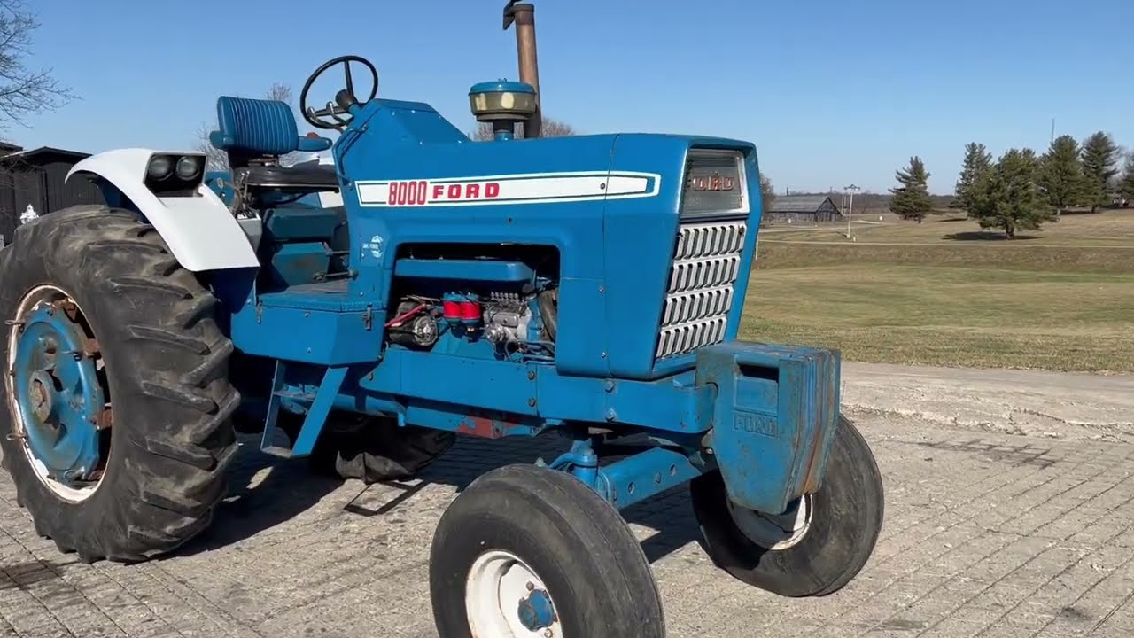 Ford 8000 Tractor 5987 YouTube Ford 8000 Tractor 5987 YouTube
