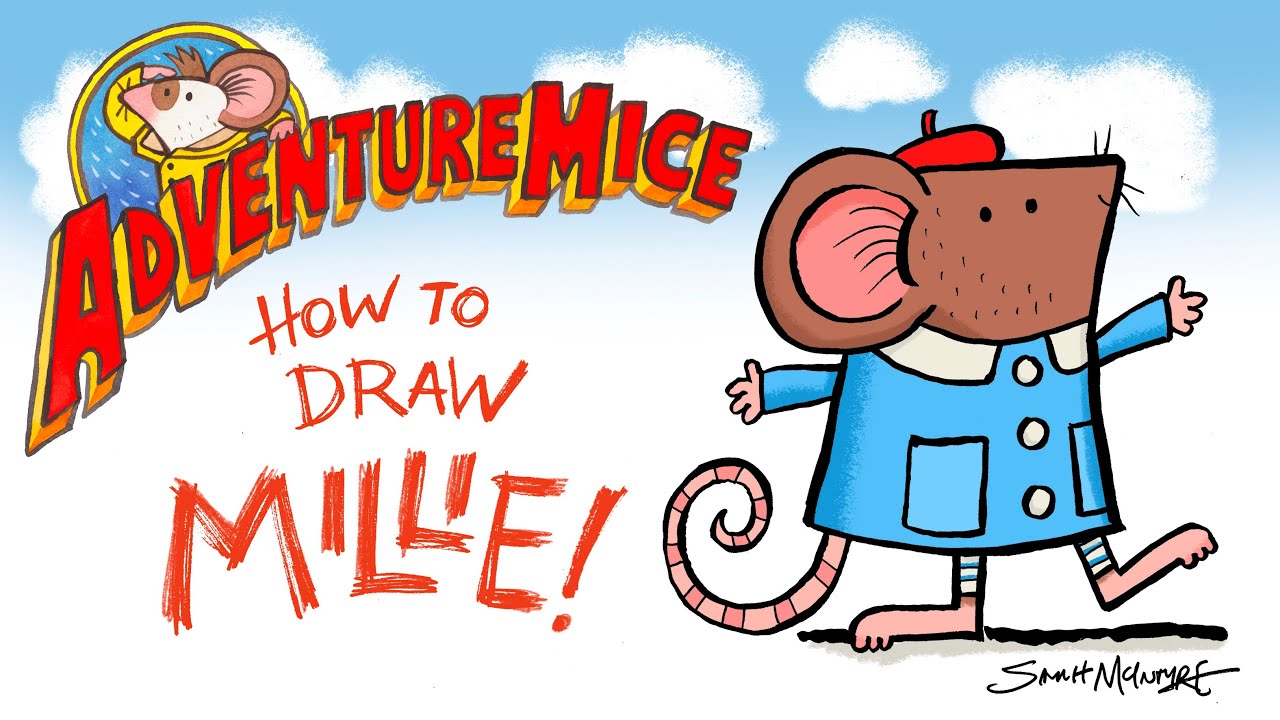 Adventuremice: How to Draw MIllie! - YouTube