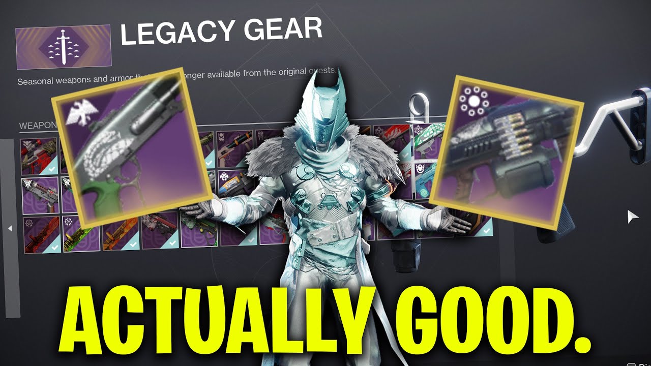 TOP 10 LEGACY WEAPONS To Buy For Solo Players Destiny 2 | Monument To ...