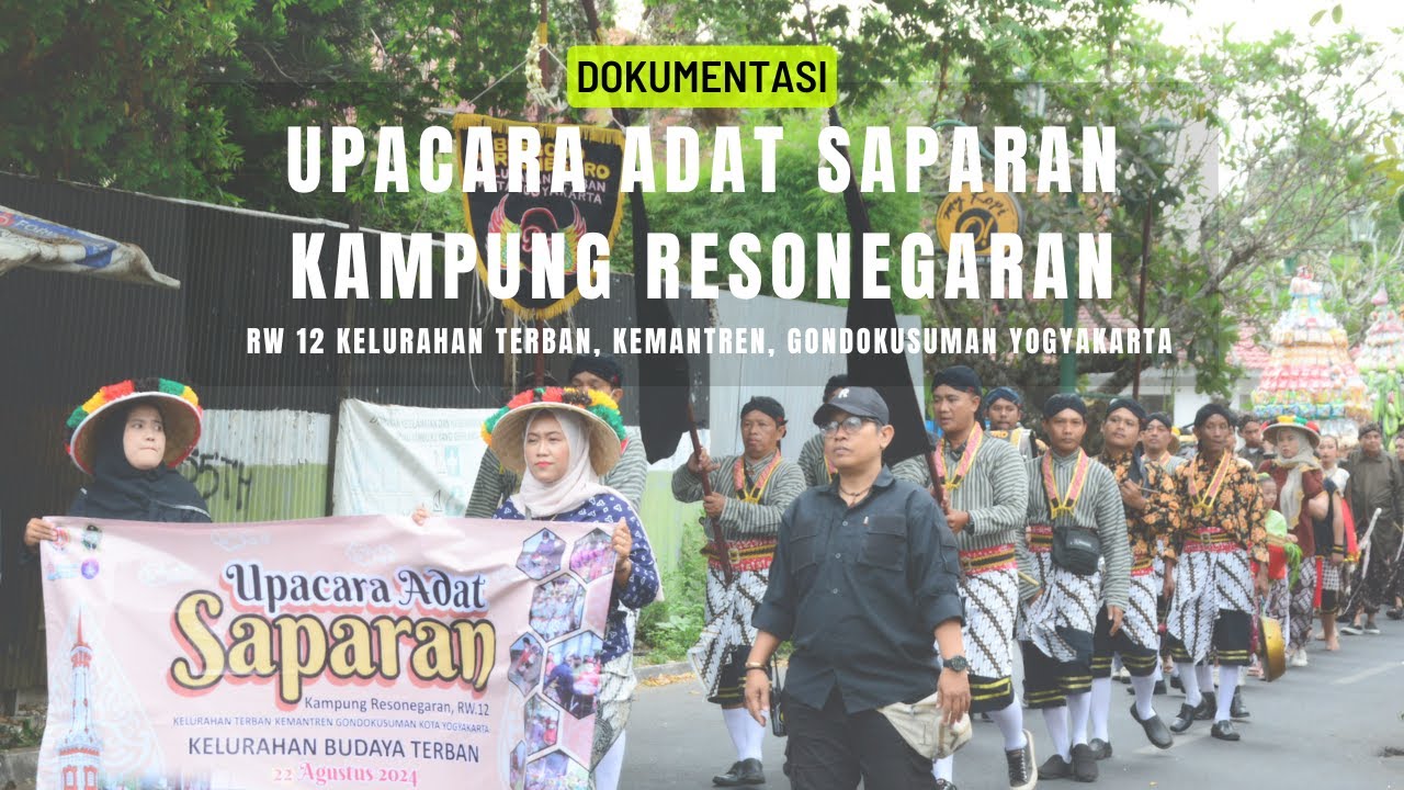 Upacara Adat Saparan 2024 Kampung Resonegaran - YouTube