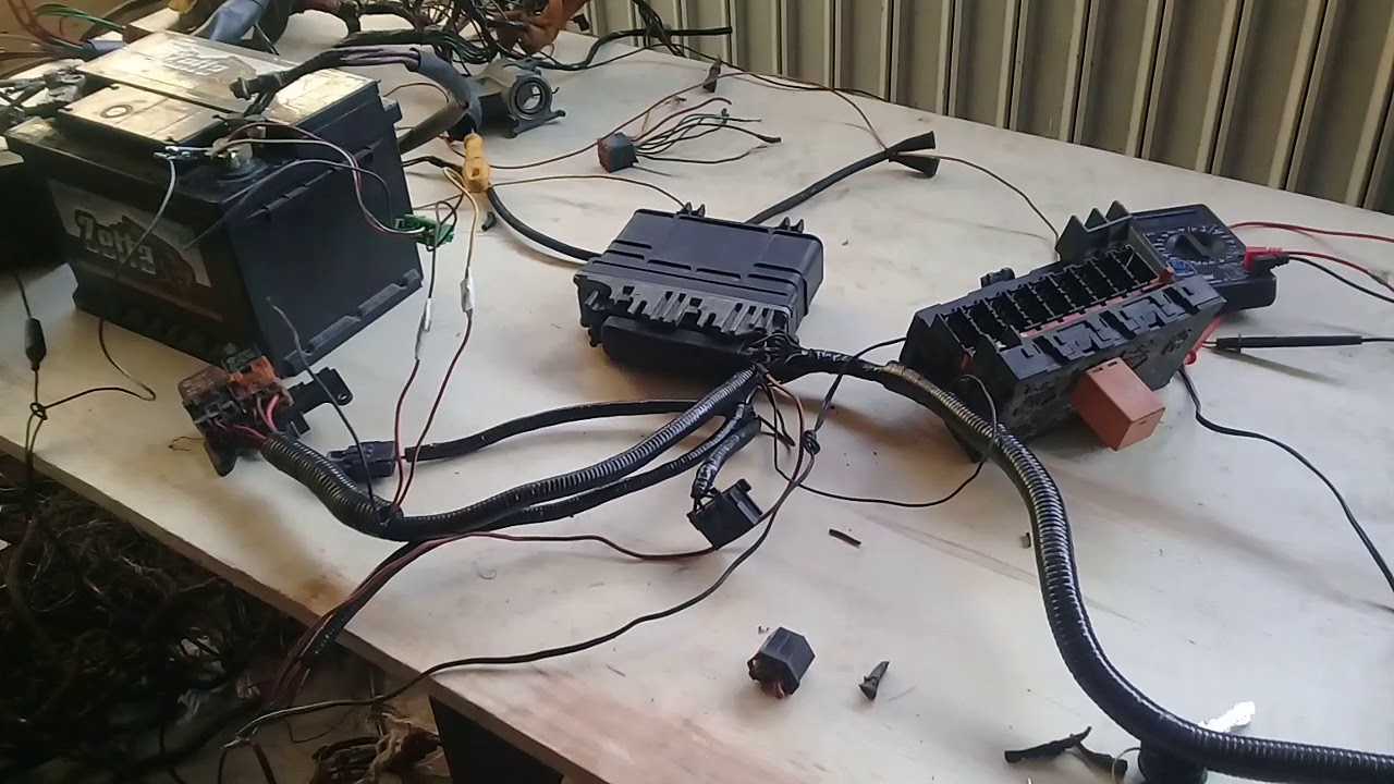 Parte elétrica injecao iaw 1avb motor ap - YouTube