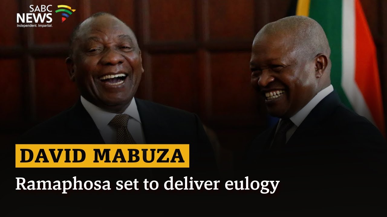 David Mabuza | Ramaphosa set to deliver eulogy - YouTube