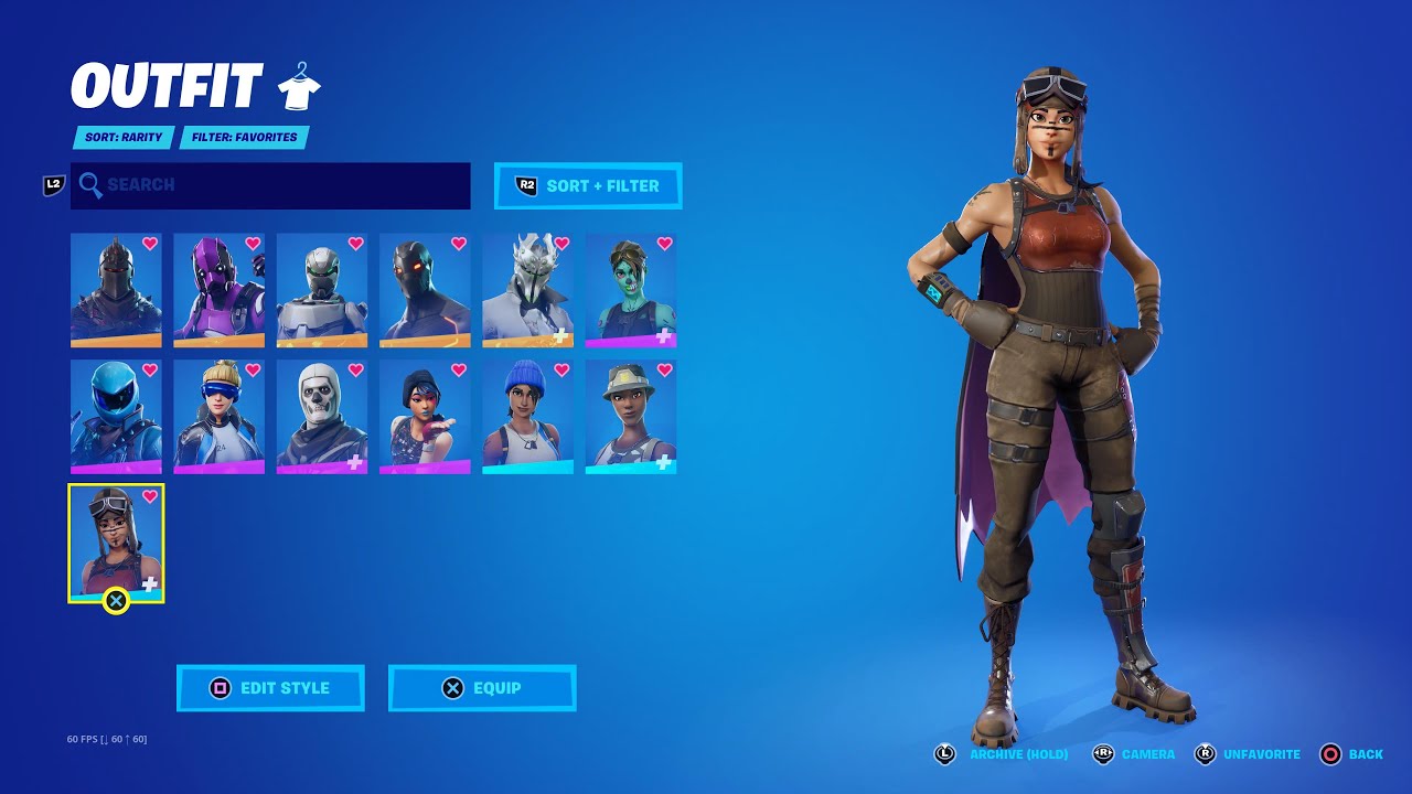 300+ Skin Renegade Raider OG Account Showcase - YouTube