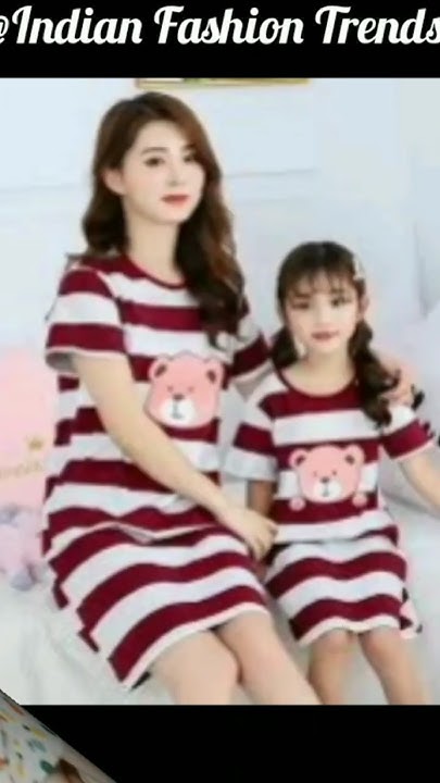 maa or Beti same dress#viral #momanddaughter #samedress #ytshorts #shorts - YouTube