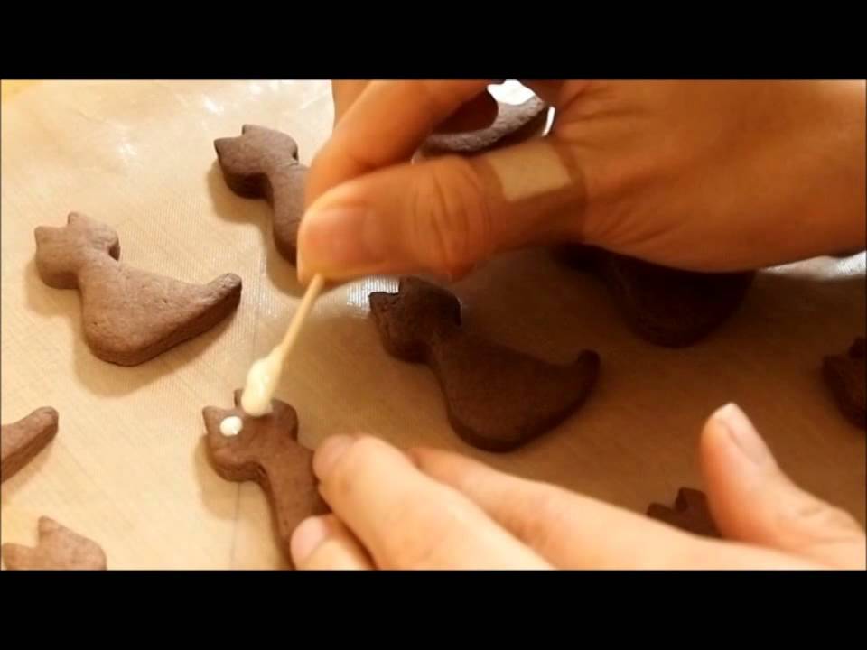黒猫ジジのクッキー JIJI of the black cat cookies - YouTube