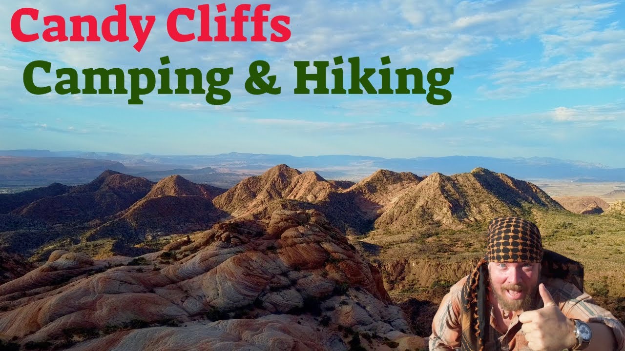 Candy cliffs epic adventure! / dispersed camping / amazing cliff hiking ...