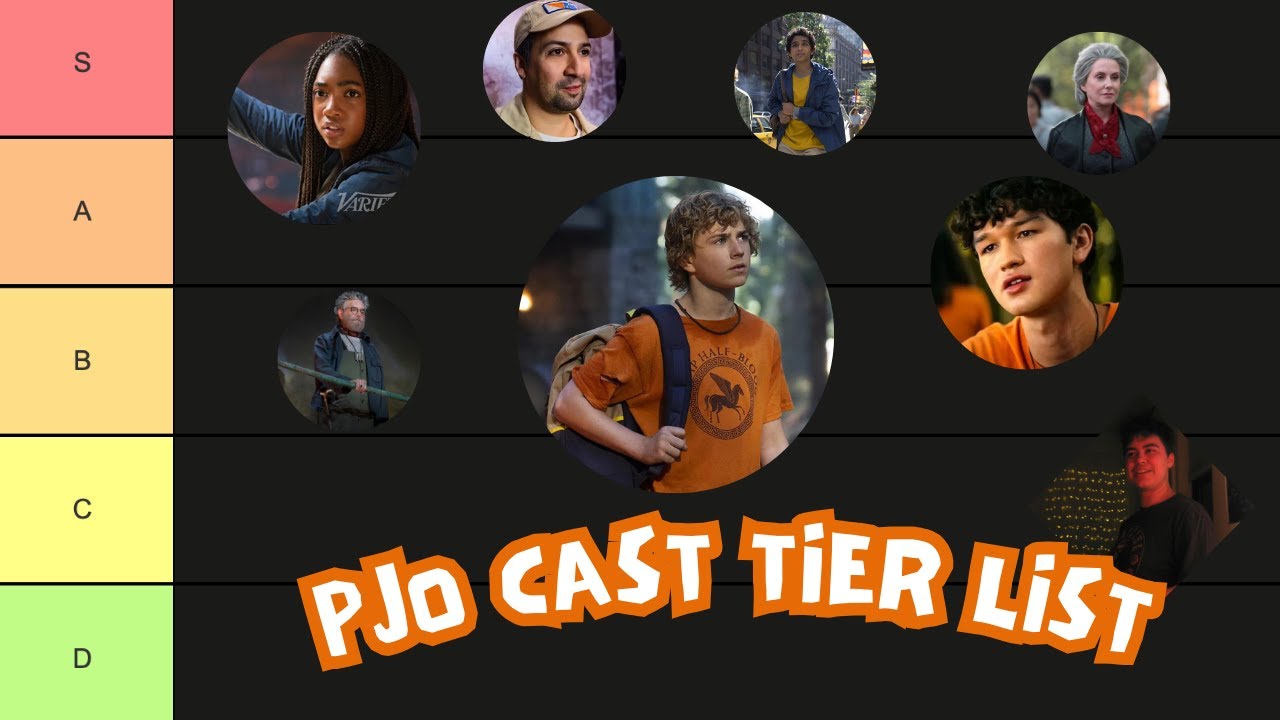 PUTTING THE CAST OF PERCY JACKSON ON A TIER LIST - YouTube
