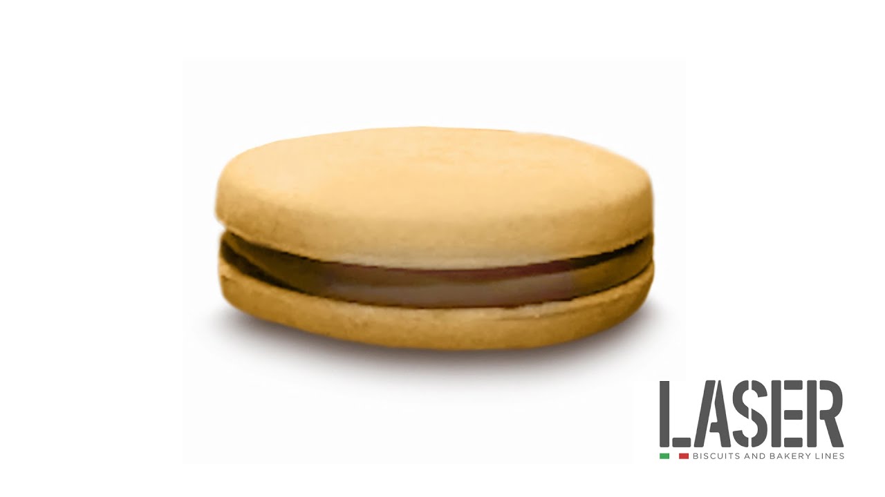 Sandwich biscuit line - Alfajor product with Dulce de Leche filling ...