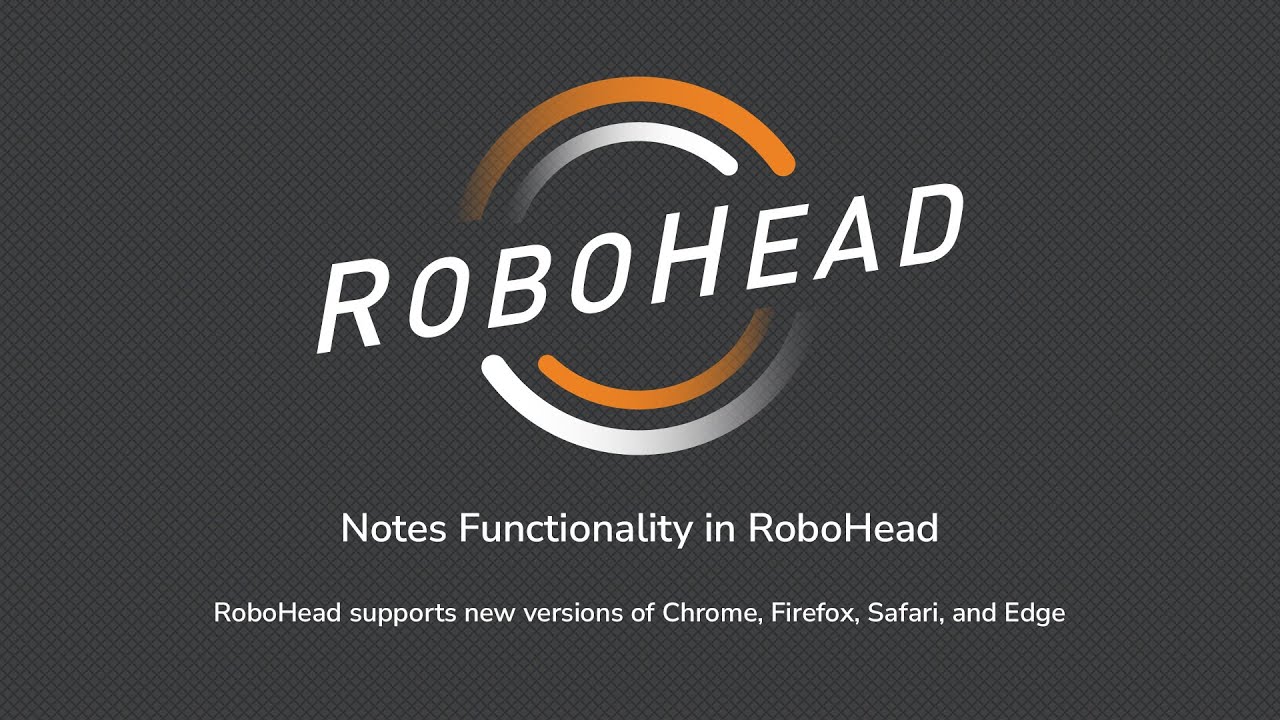 Notes Functionality in RoboHead - YouTube