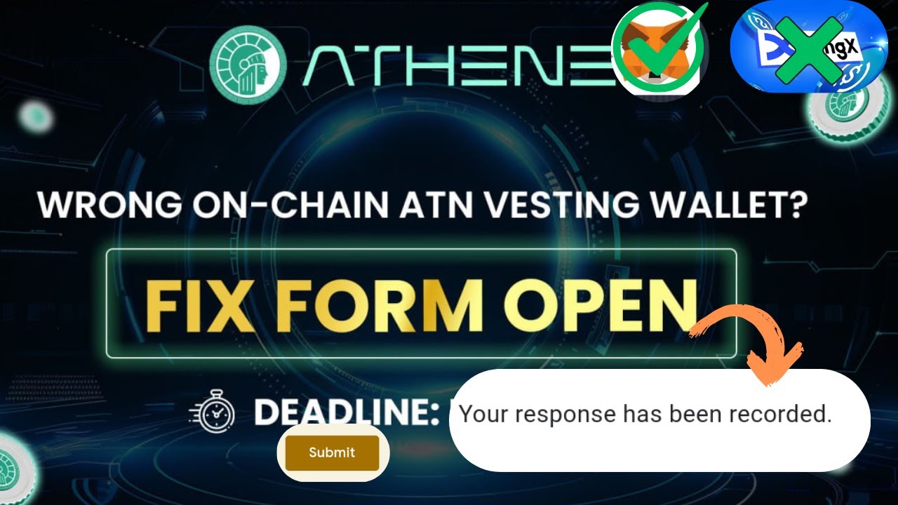 ATHENE wrong address solution || Athene remove BingX address || Athene ...
