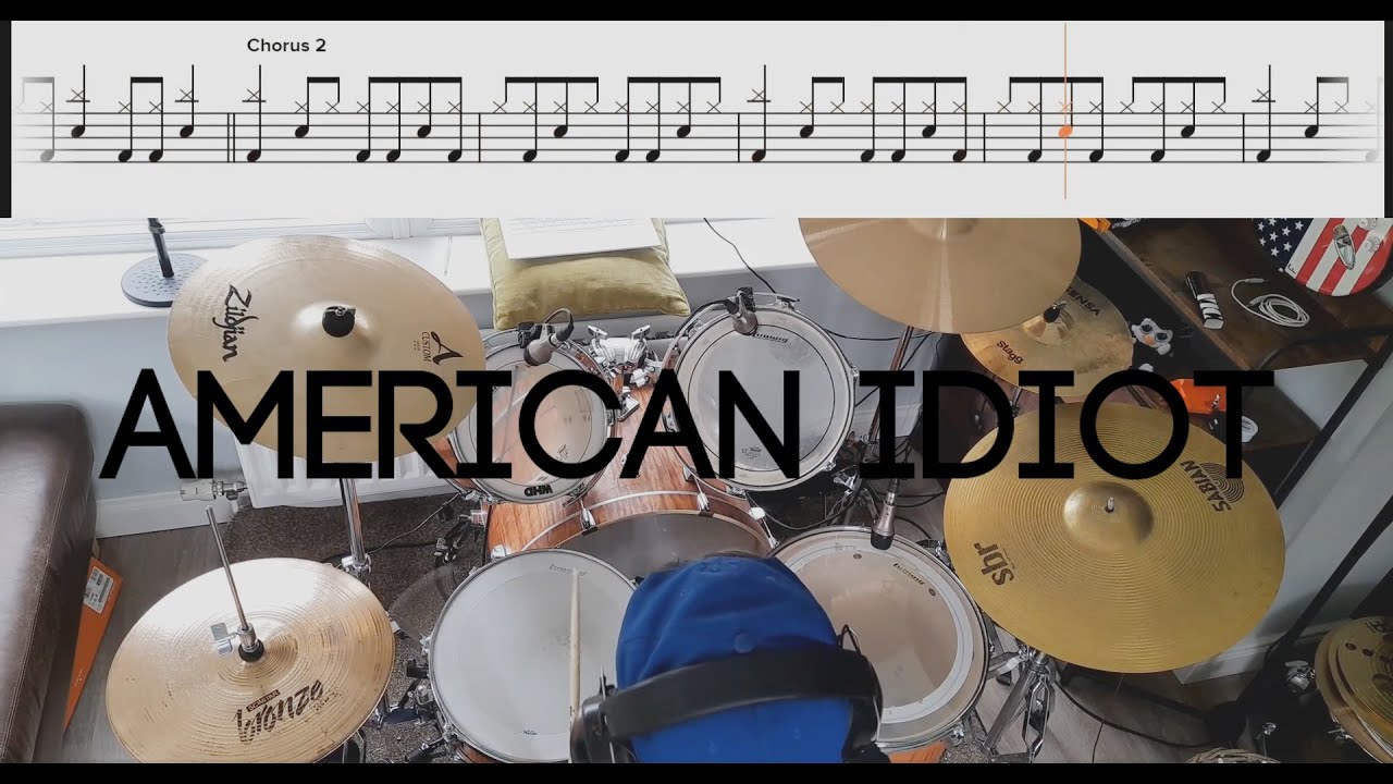Green Day - American Idiot - Drum Cover With TABS - YouTube