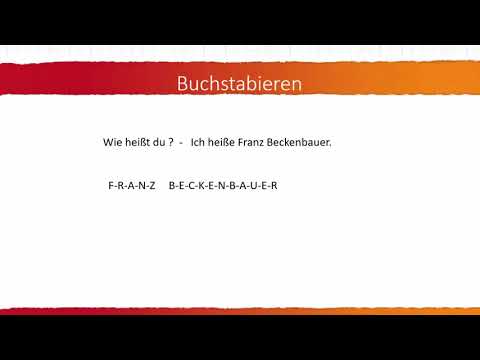 Buchstabieren