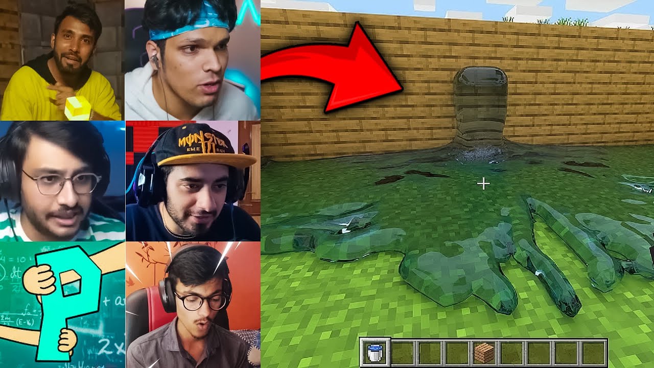 Indian Gamers React to REALISTIC MINECRAFT 😱 - YouTube