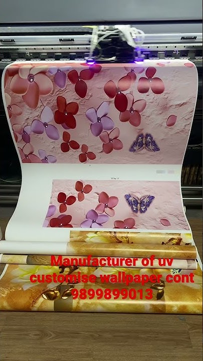 7d wallpaper printing. Cont 9899899013 - YouTube