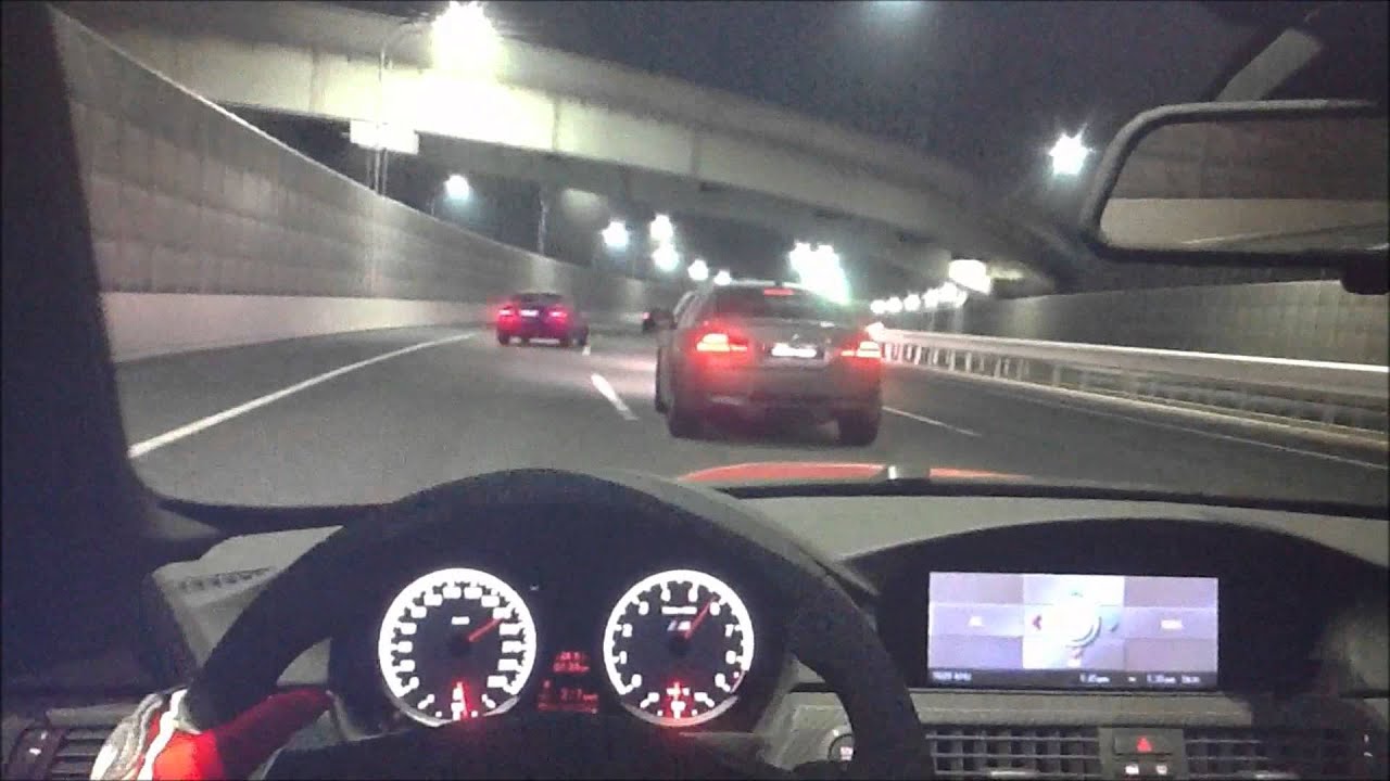E92_M3 late night run with others - YouTube