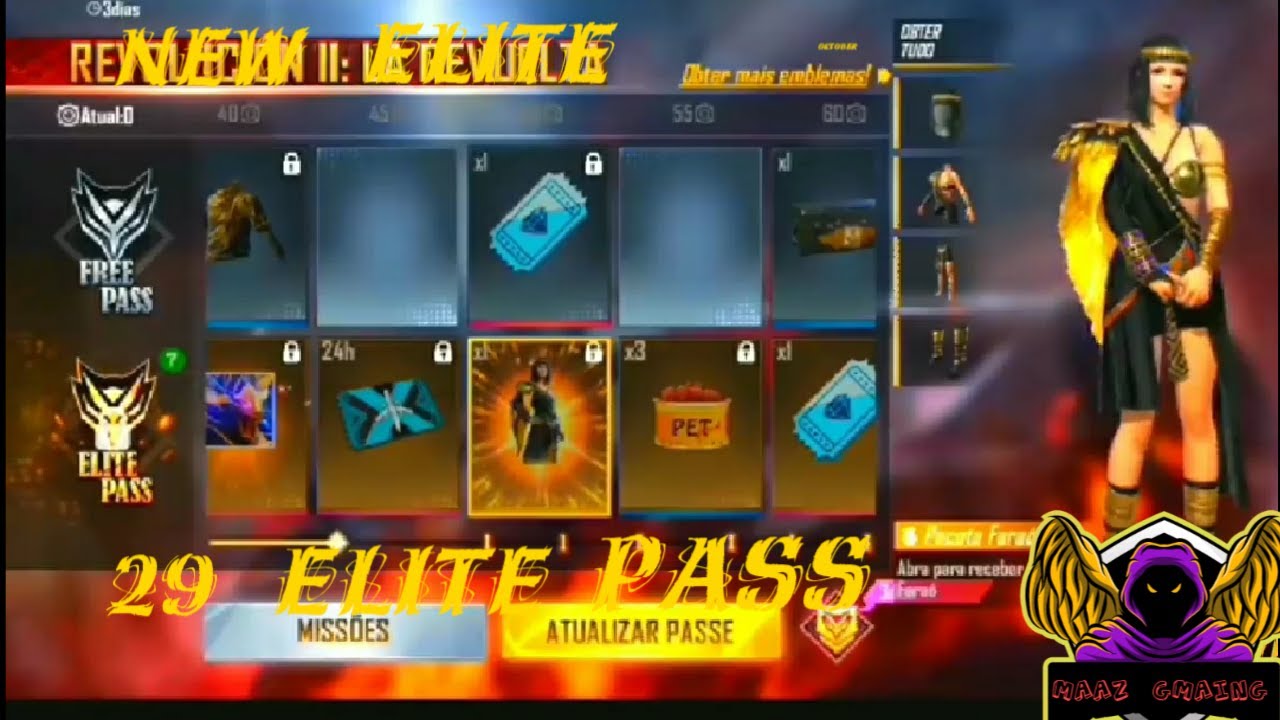 New elite pass October month | 29 season elite pass| maaz gaming - YouTube