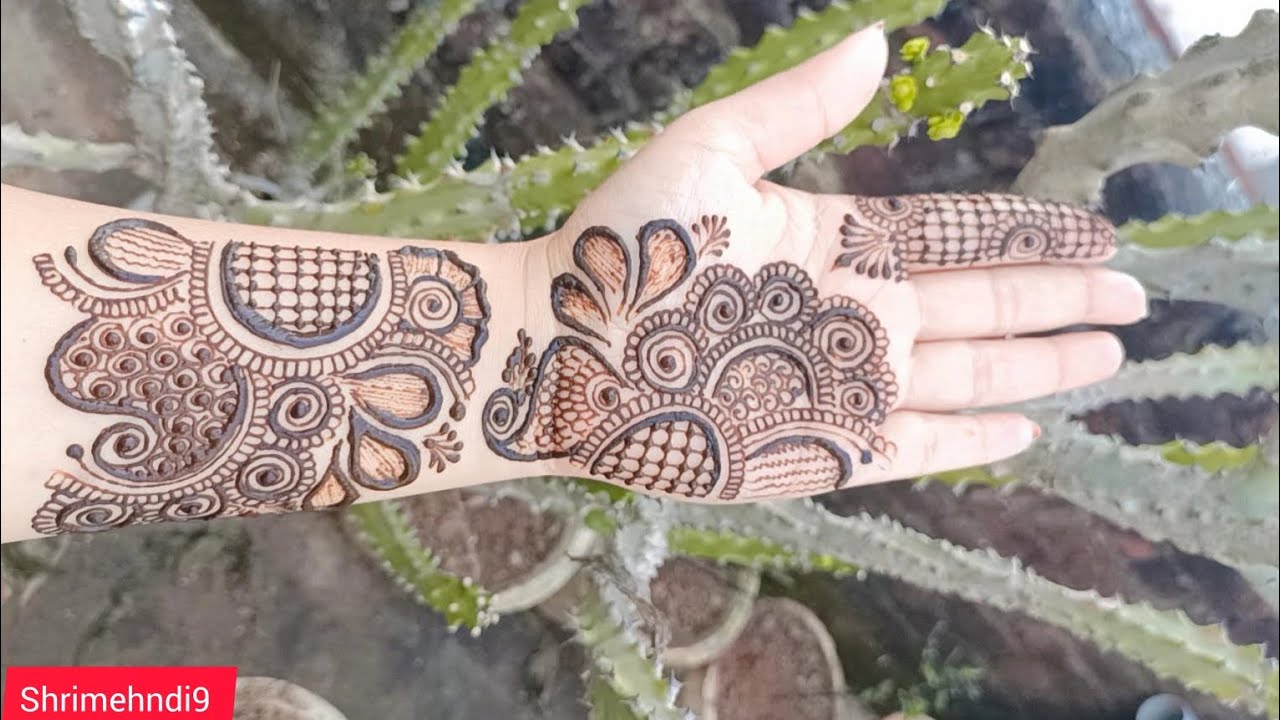 आसान मेहंदी डिजाइन | Wedding Special Mehndi Design | Mehandi Ka Design ...