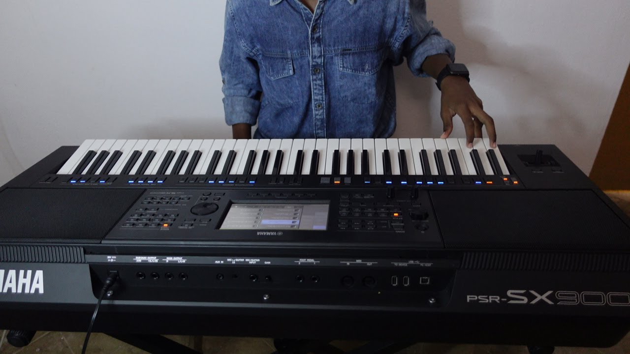 YAMAHA PSR SX-900 THE TOUR OF THE FRONT PANEL PART 71 - 4K - YouTube