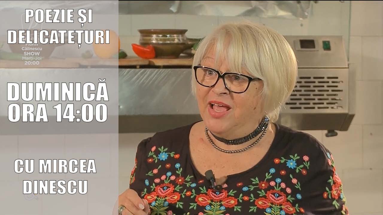 POEZIE ȘI DELICATEȚURI CU MIRCEA DINESCU 24 OCTOMBRIE 2021. INVITAT ...