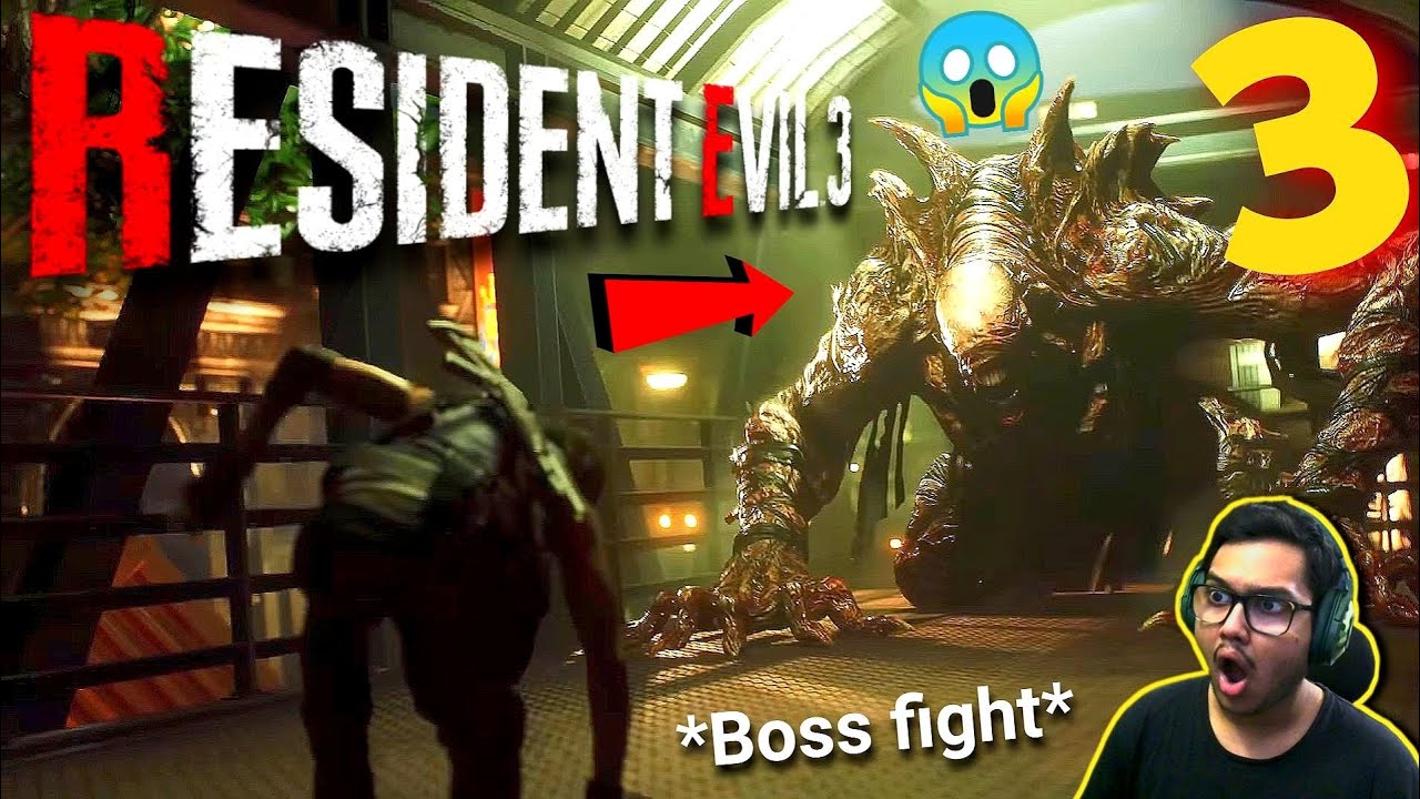RESIDENT EVIL 3 - Nemesis Monster ban Gaya😱| Nemesis 2nd Form BOSS ...