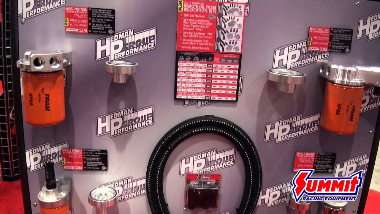 Hedman Hedders Remote Oil Filter Relocation Kits - New Product at SEMA ...