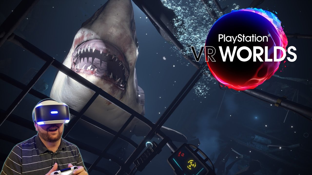 Biggest Shark Ever! - Playstation VR Worlds | Ocean Descent - YouTube