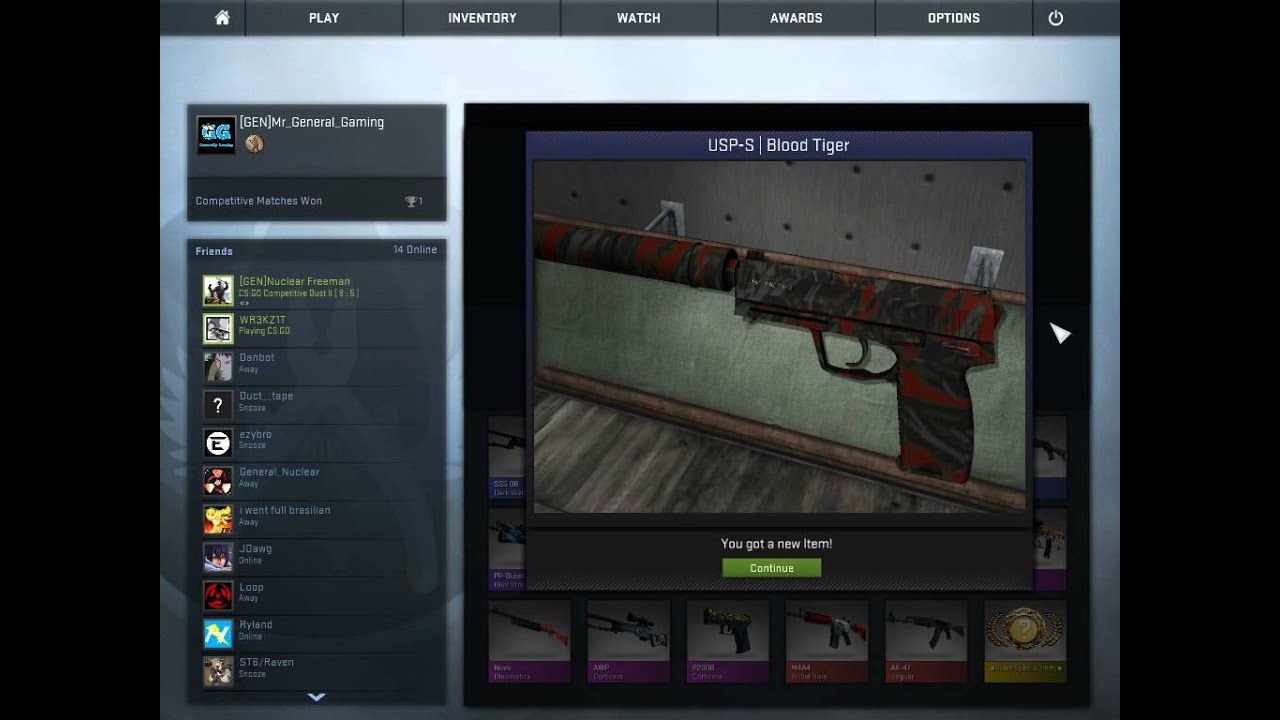 1 CS Go crate unboxing ep1 - YouTube