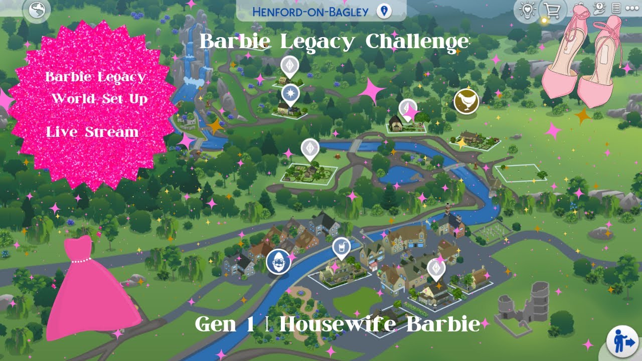 Barbie Legacy Challenge Set Up, Gen 1 - YouTube