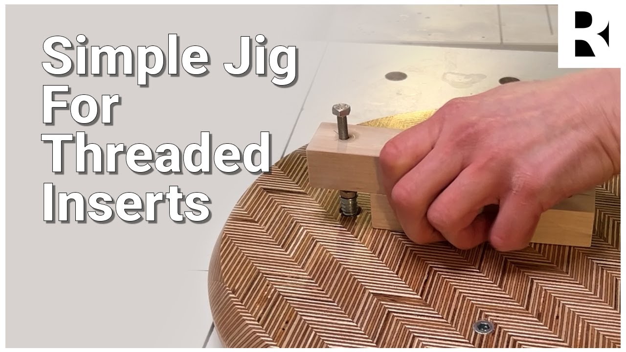 How To Get Threaded Inserts Easily Perpendicular Into Your Workpiece ...
