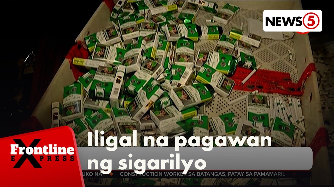 Iligal na pagawaan ng sigarilyo sa Pampanga, sinalakay | Frontline ...