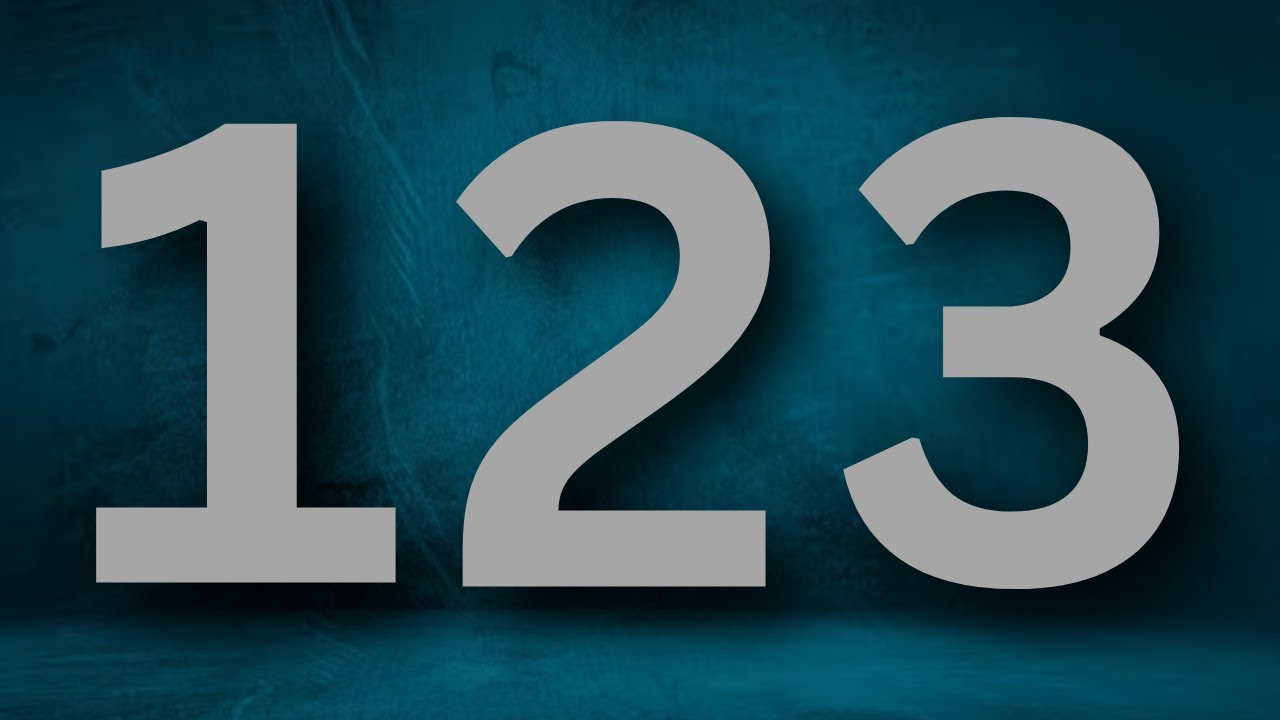123 Numbers | 1234 Number Names | 1 To 20 Numbers Song | 12345 learning ...