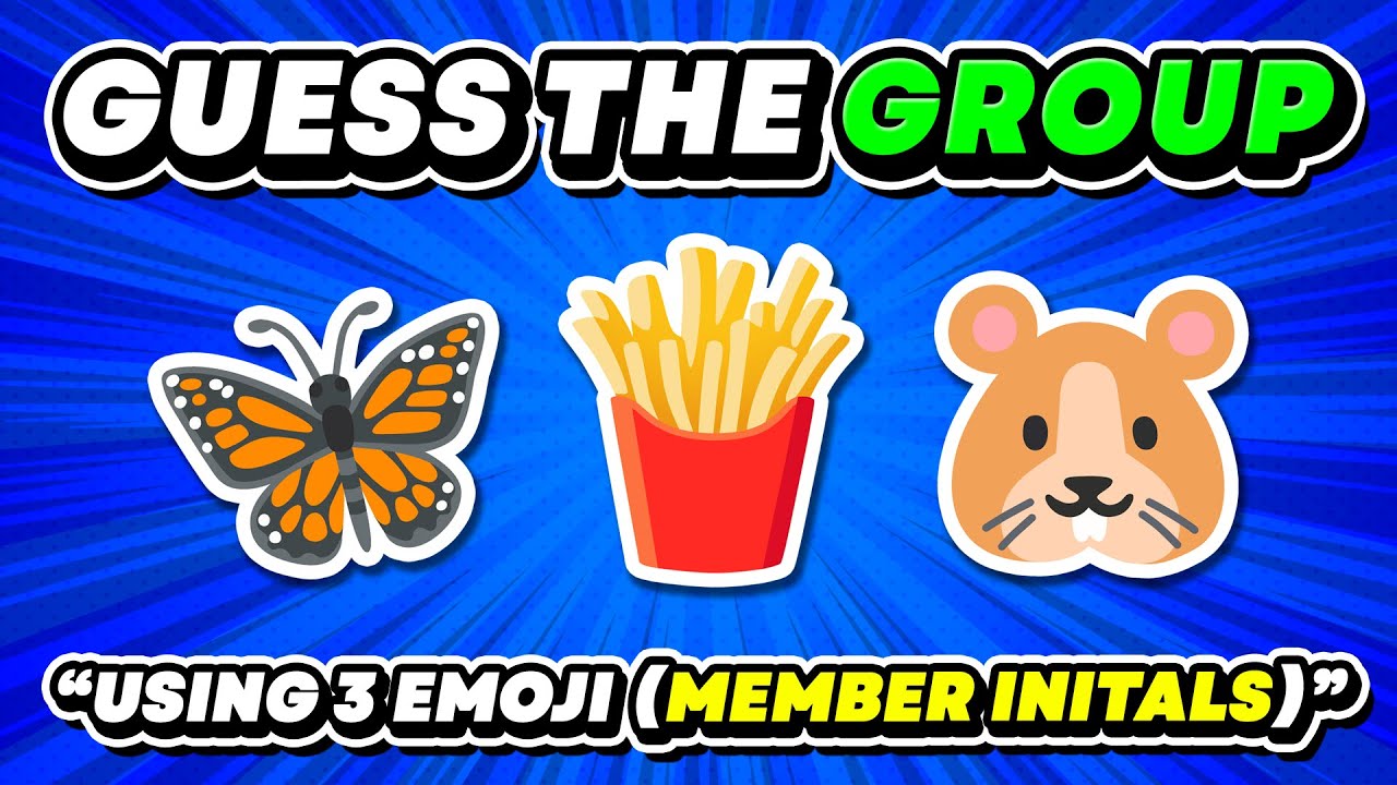 KPOP GROUP USING 3 EMOJI (MEMBER INITIALS) 💀 | ultimate kpop challenge ...