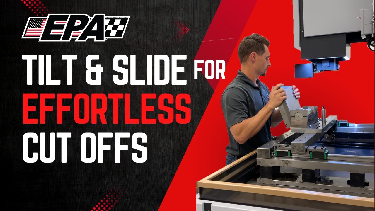 Tilt and Slide Fixturing for 3D Metal Printed Build Plate Cut Off - YouTube