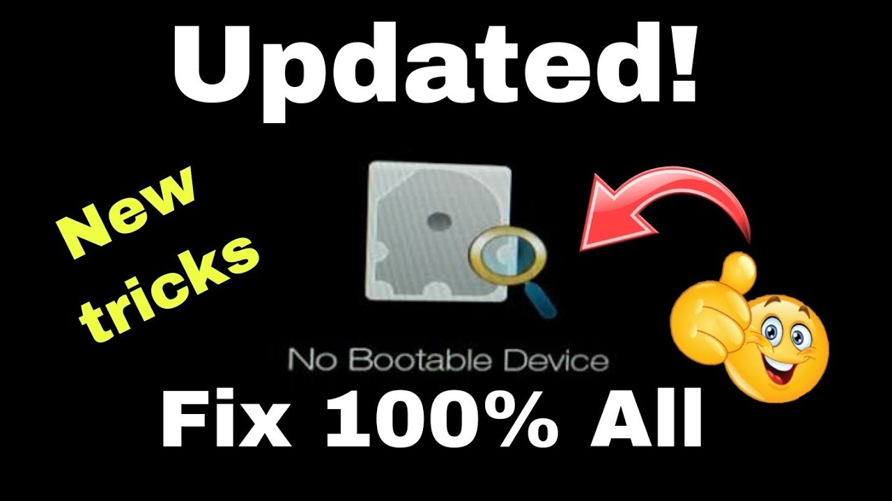 No Bootable Device Laptop/PC - All Windows Fix/ Repair/ DELL/ACER/HP ...