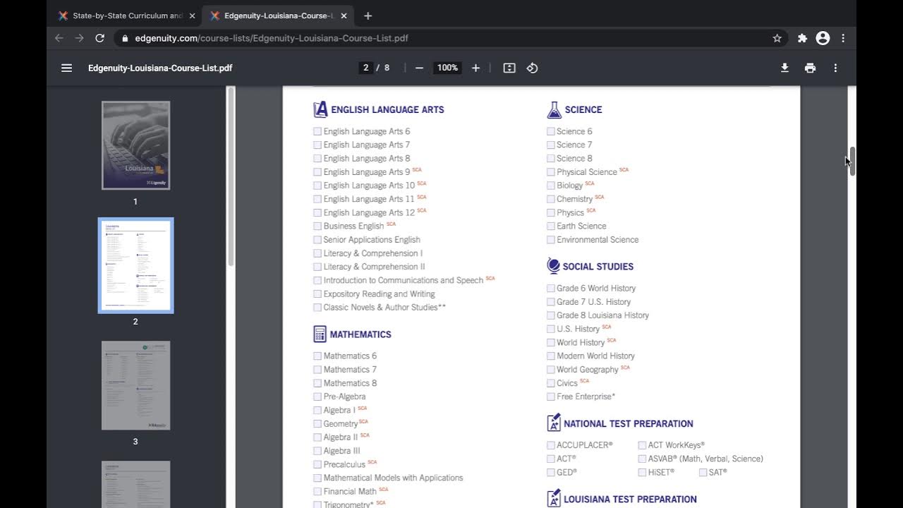 Curriculum and Courses in Edgenuity - YouTube