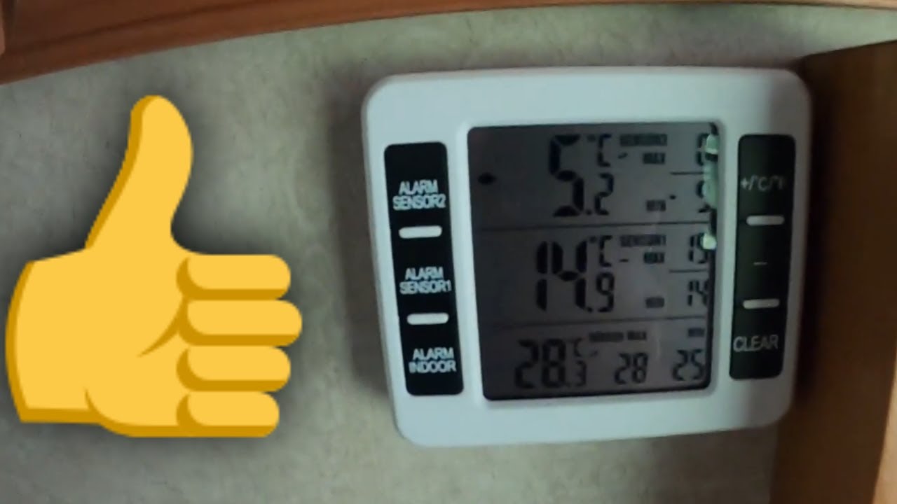 Wireless Monitoring RV Fridge & Freezer Temperature - YouTube