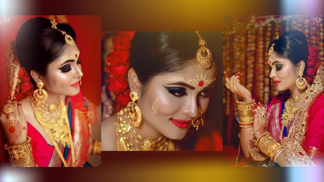 Indian Bridal Makeup Bengali | Makeover Artist Debayan Mitra ...