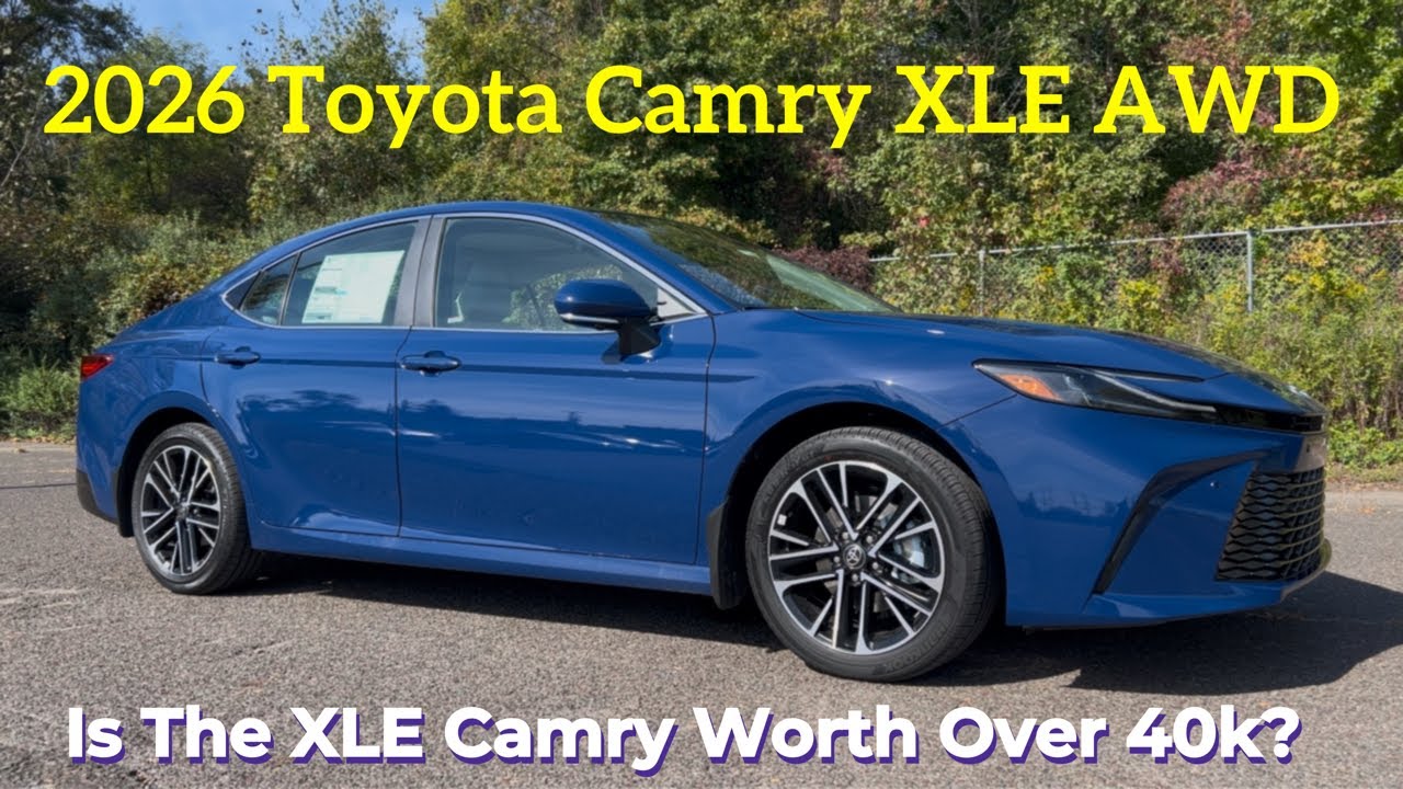 2026 Toyota Camry XLE AWD: The BEST Driving Hybrid Sedan! - YouTube