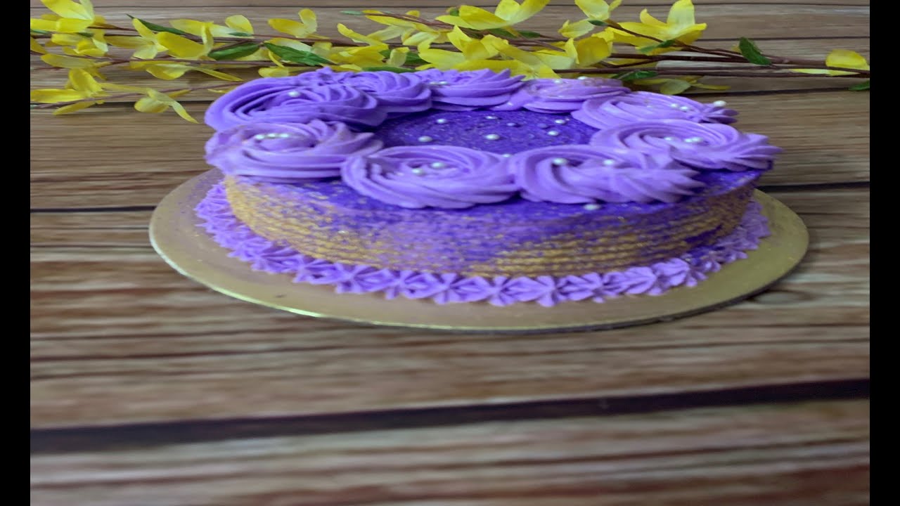 #Shimmer Cake (Glitter Cake) |trendy cakes - YouTube