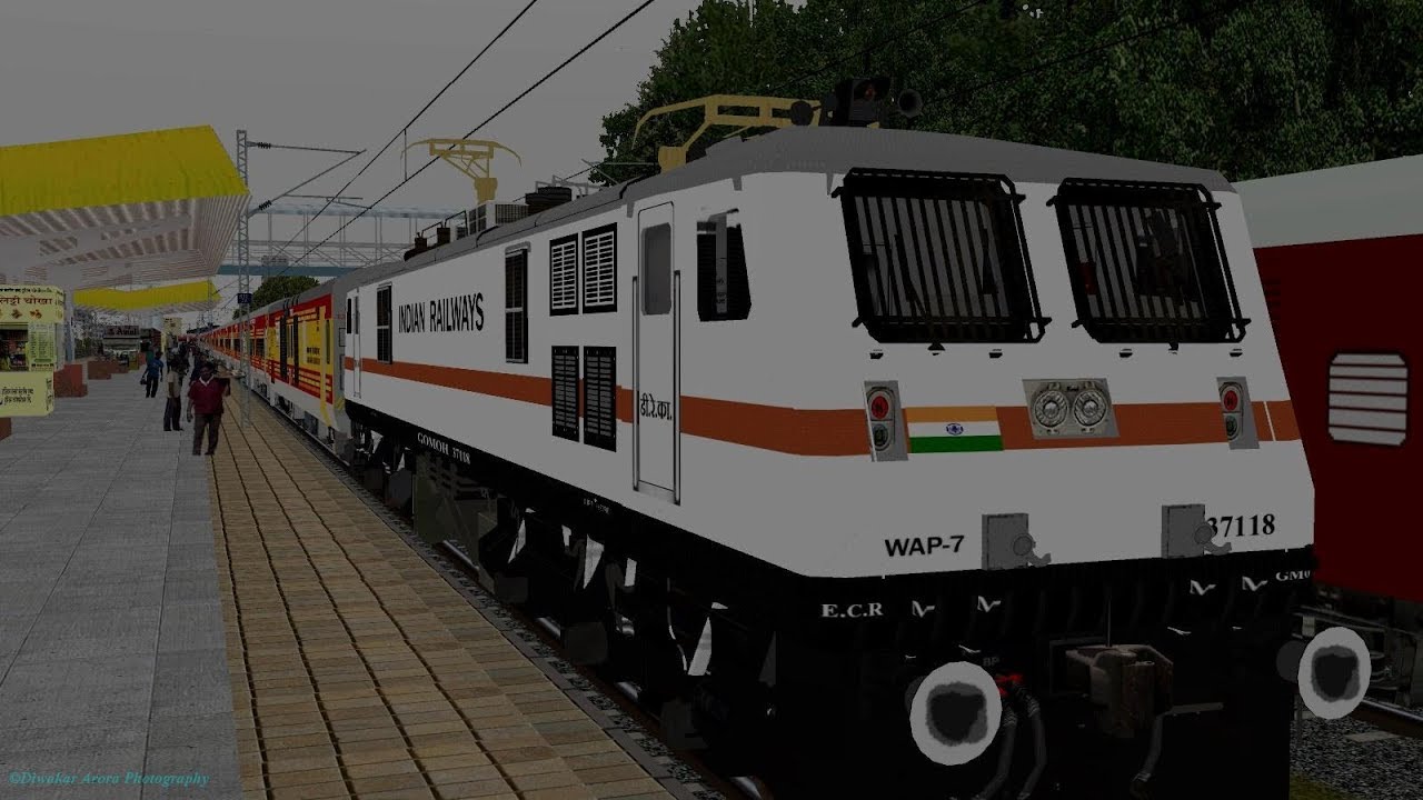 RAJYA RANI SF EXPRESS II राज्य रानी एक्सप्रेस II JOURNEY IN MSTS ...